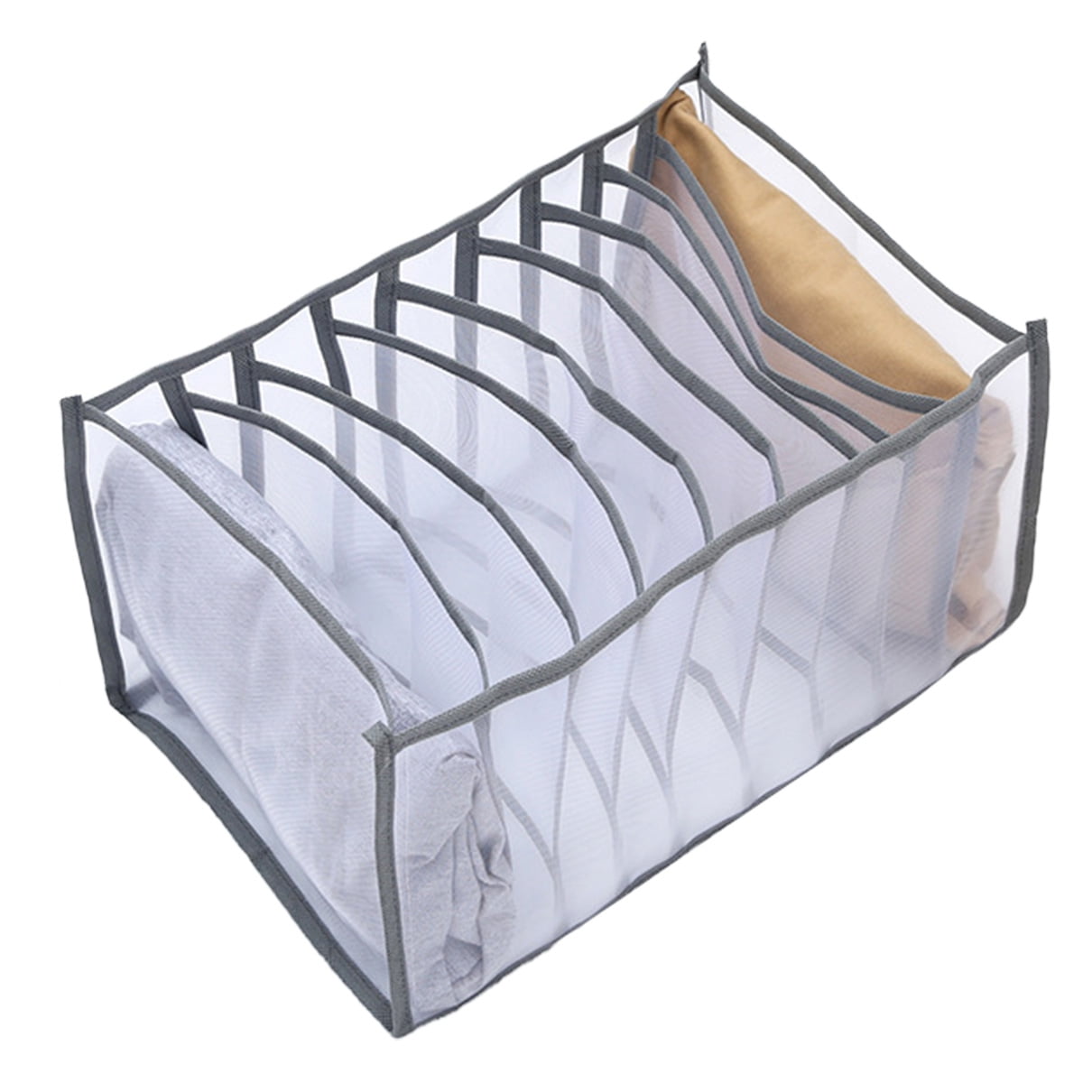 Clothes Compartment Storage Box Wardrobe Foldable Clothes Organizer ...