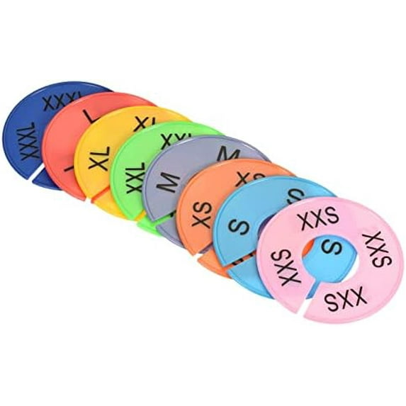 Clothes Dividers 8 Pack Clothing Rack Size Sorting Reusable Wardrobe ...