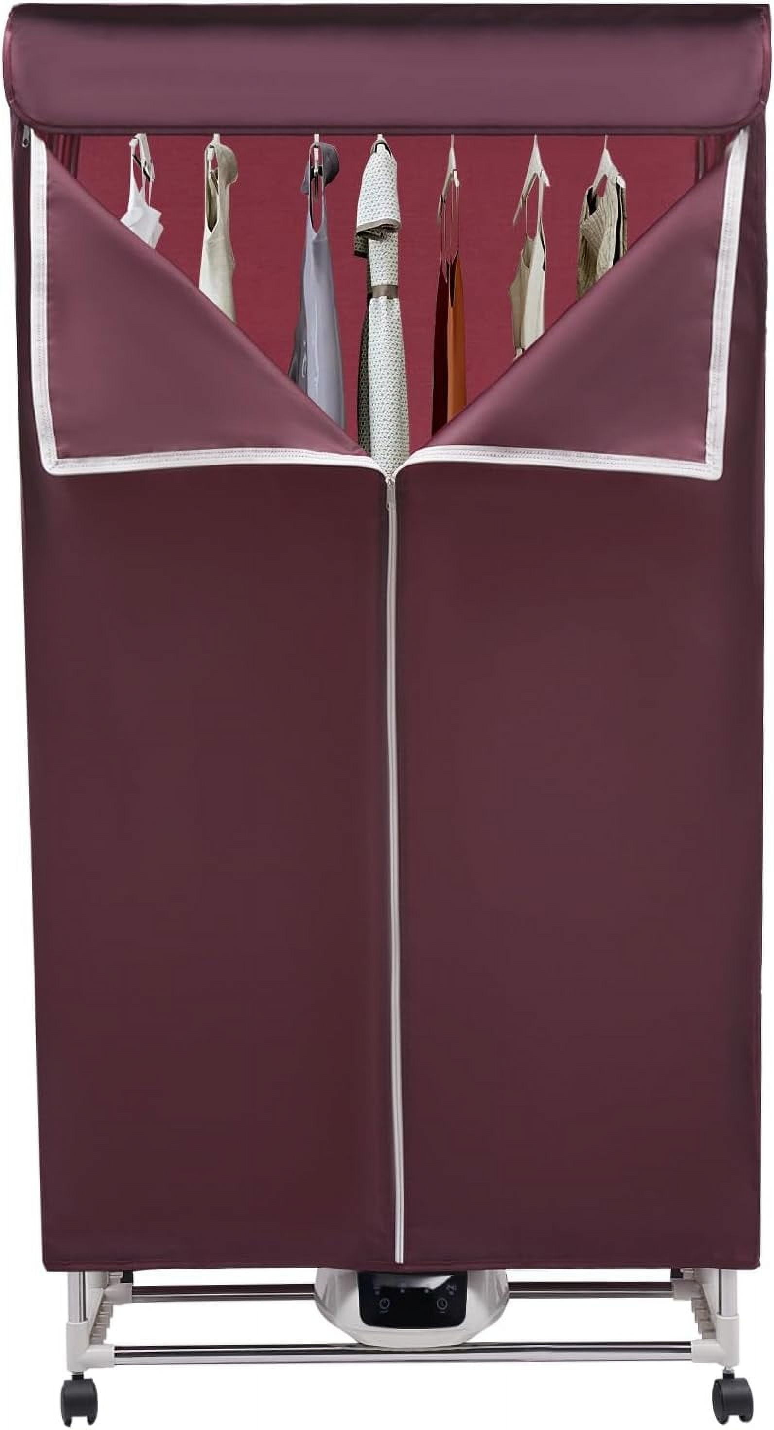 Clothes Dryer, 1200-1500W, Portable Travel Mini Dryer Machine with ...