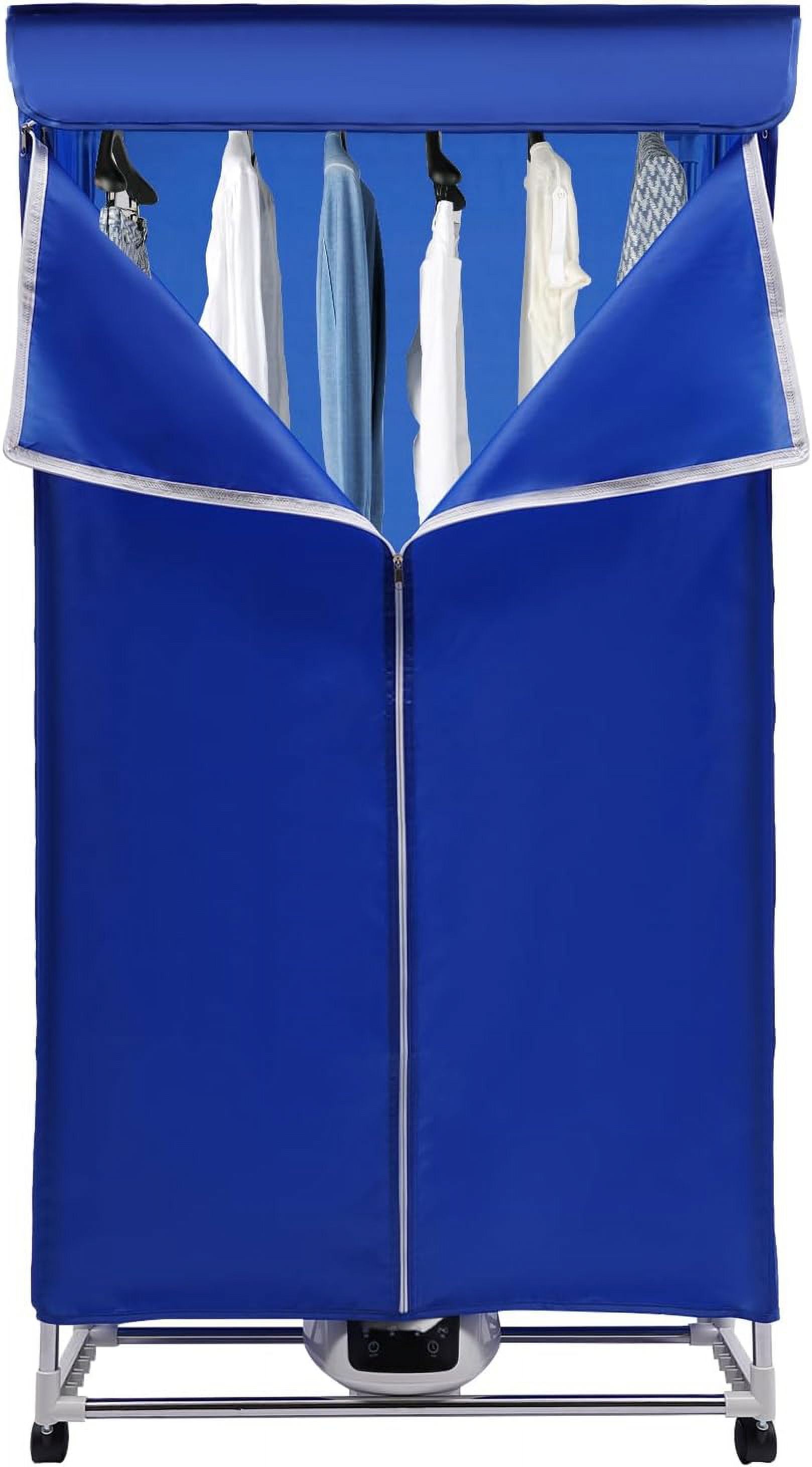 Clothes Dryer, 1200-1500W, Portable Travel Mini Dryer Machine with ...