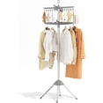 Clothes Drying Rack, 2-Tier Foldable Drying Rack Clothing, 72-Inch ...