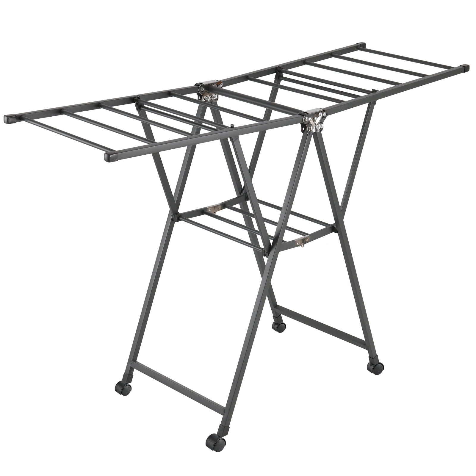 Clothes Drying Rack, 2 Tier Folding Laundry Drying Rack with Height ...