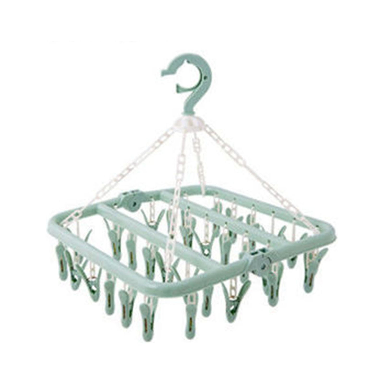 Clothes Drying Rack with 32 Clips, Folding Clothes Drying Rack ...