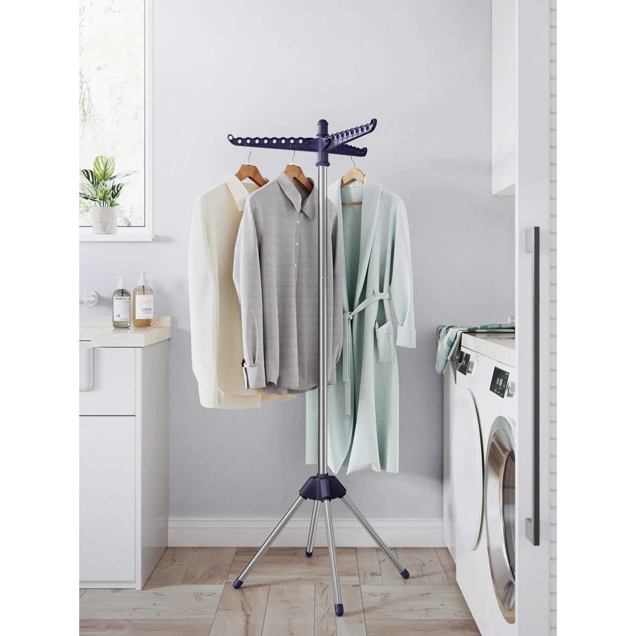 Clothes Drying Rack, 59.6 Inches High Folding Laundry Drying Rack With ...