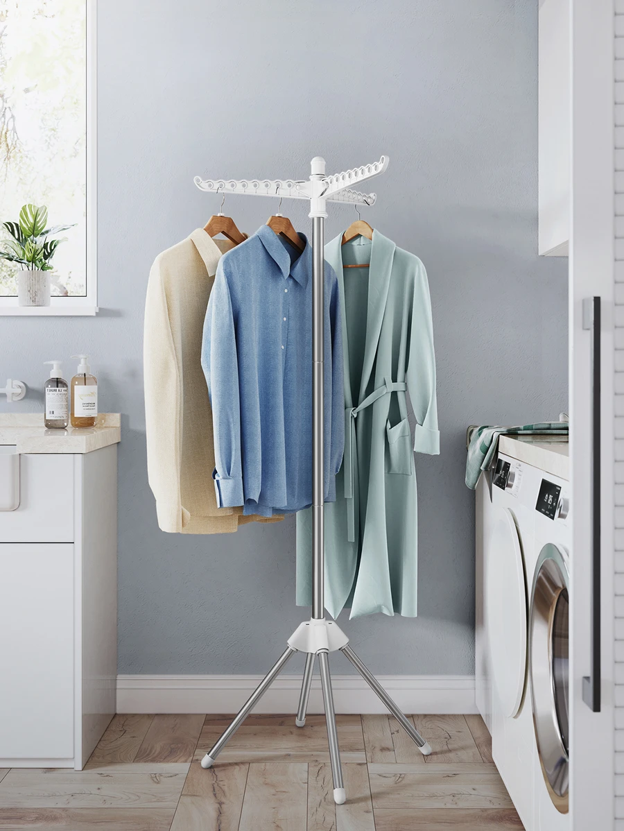 Clothes Drying Rack, 59.6 Inches High Folding Laundry Drying Rack With ...