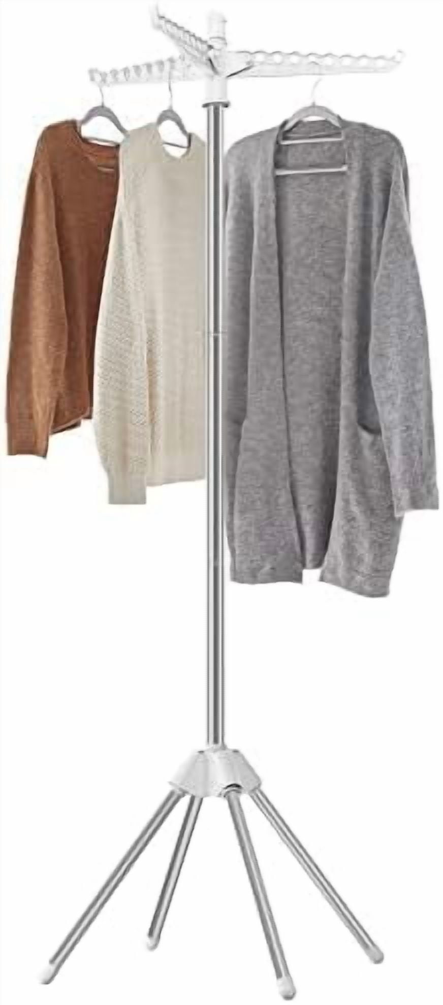 Clothes Drying Rack, 59-Inch Folding Laundry Drying Rack with 3 ...