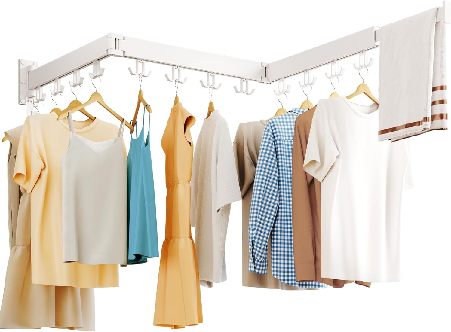 Clothes Drying Rack,Drying Rack Clothing,Wall Mounted Drying Rack ...