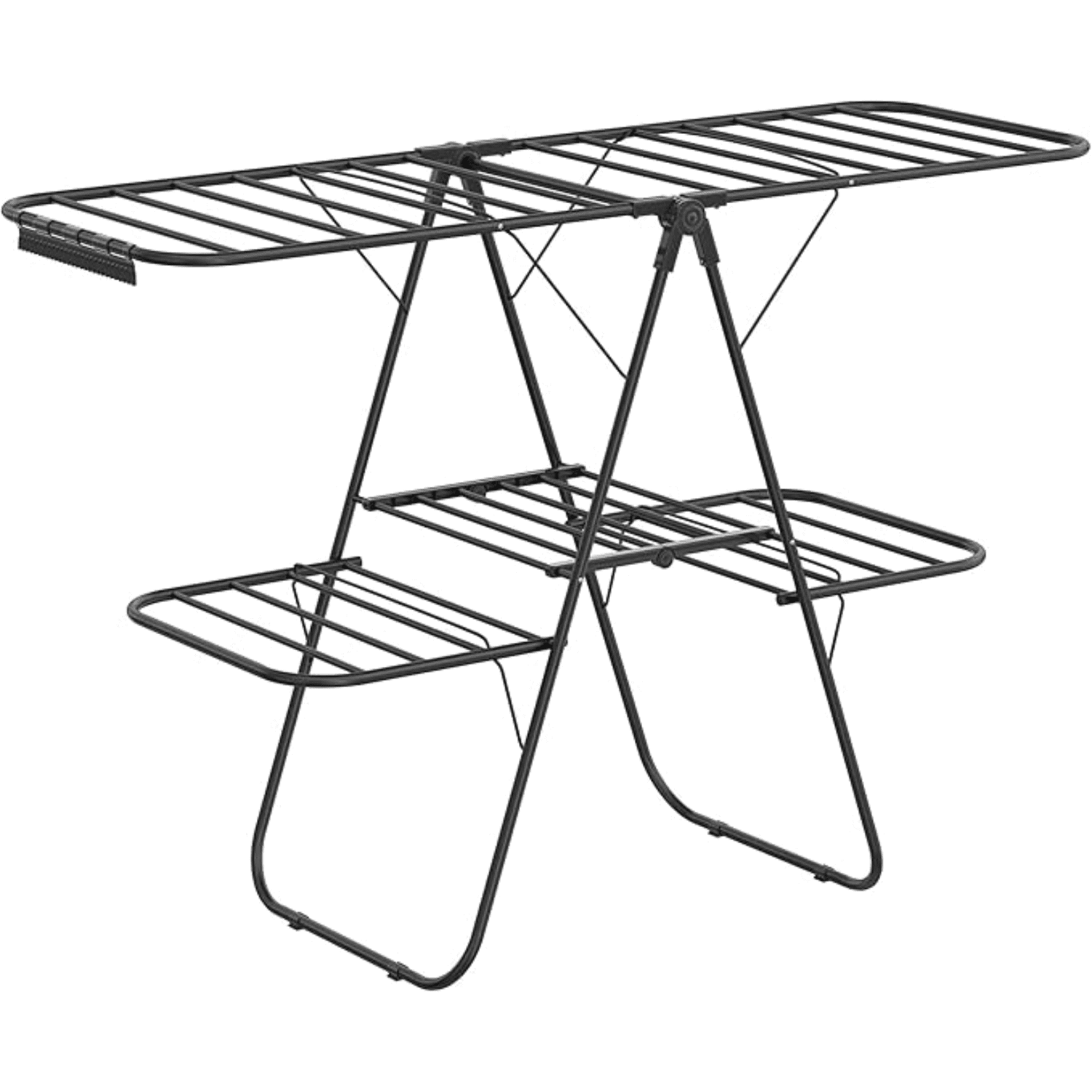 Clothes Drying Rack, Foldable 2-Level Laundry Drying Rack, Free ...