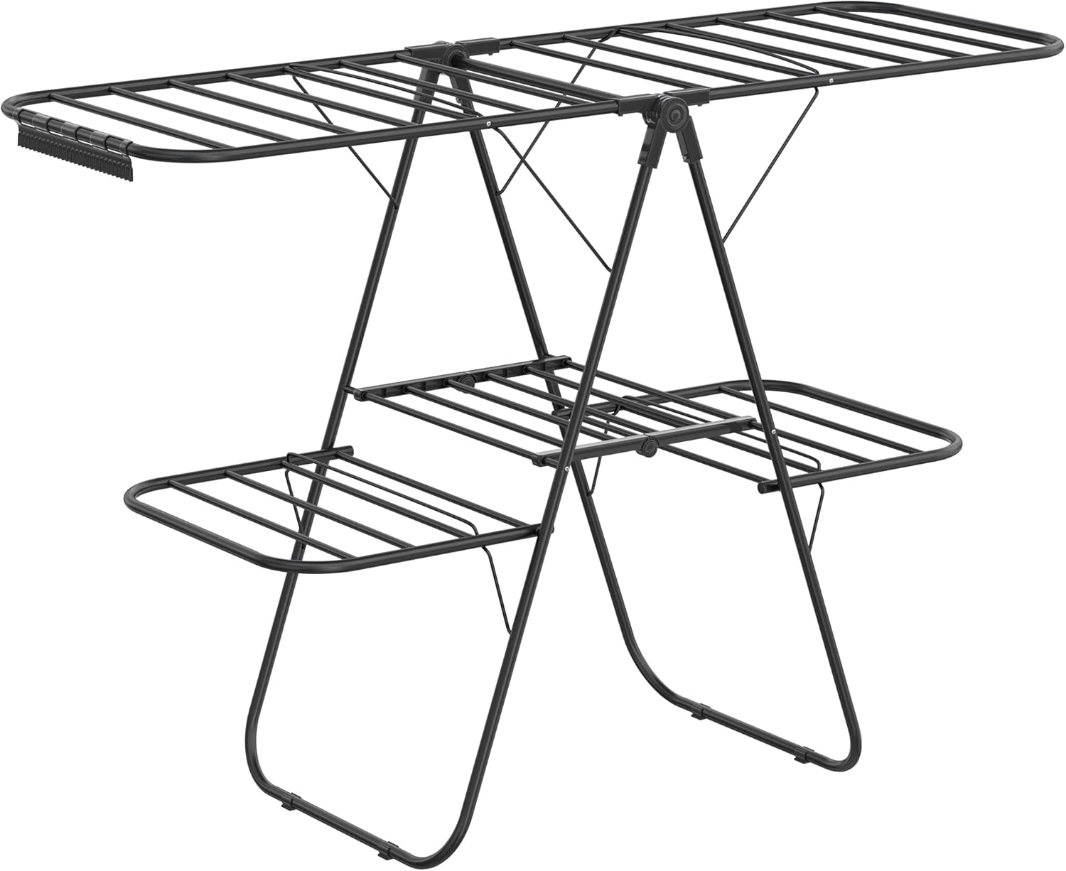 Clothes Drying Rack, Foldable 2-Level Laundry Drying Rack, Free ...