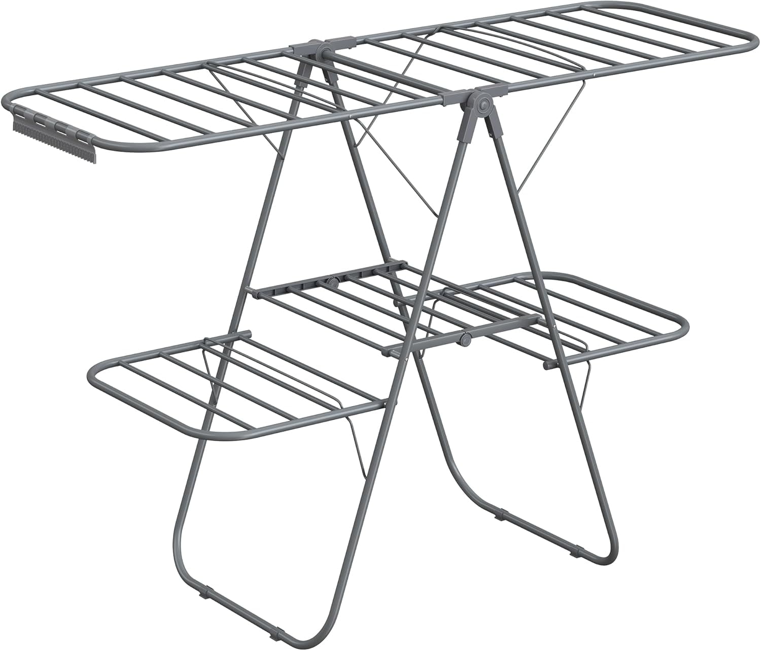 Clothes Drying Rack, Foldable 2-Level Laundry Drying Rack, Free ...