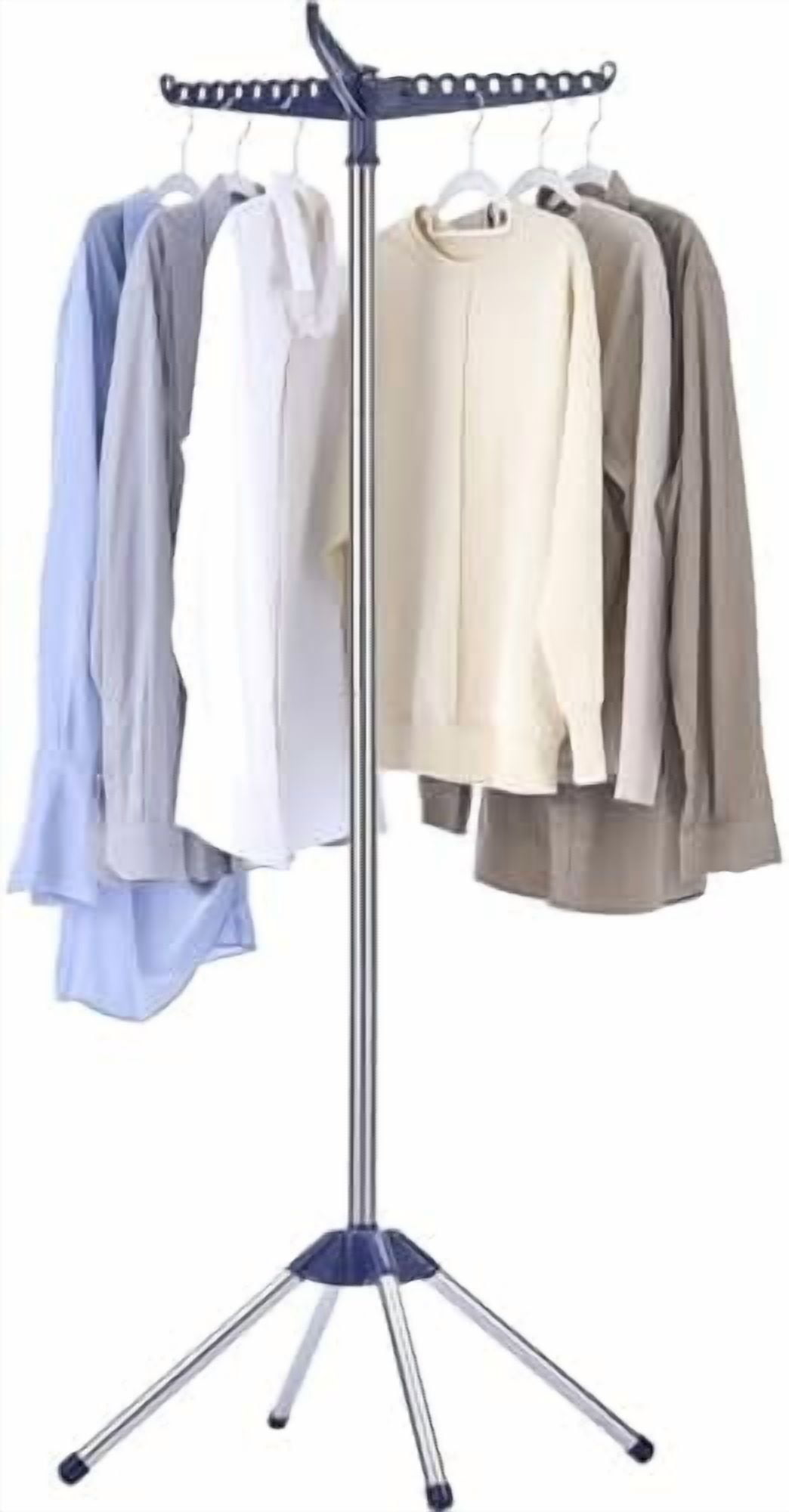 Clothes Drying Rack Foldable, 59 inch Tripod Laundry Drying Rack Indoor ...