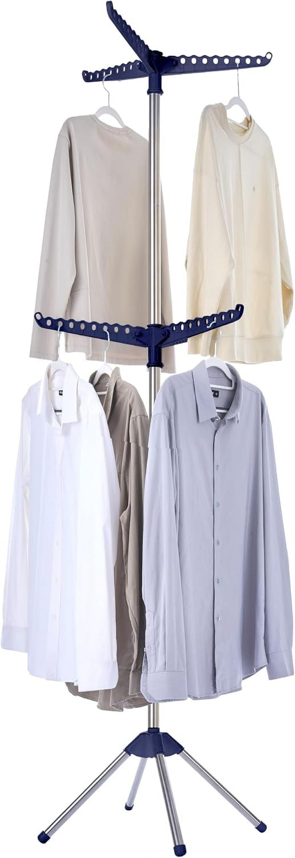 Clothes Drying Rack Foldable, 70.9 inch Tripod Drying Rack for 35 ...