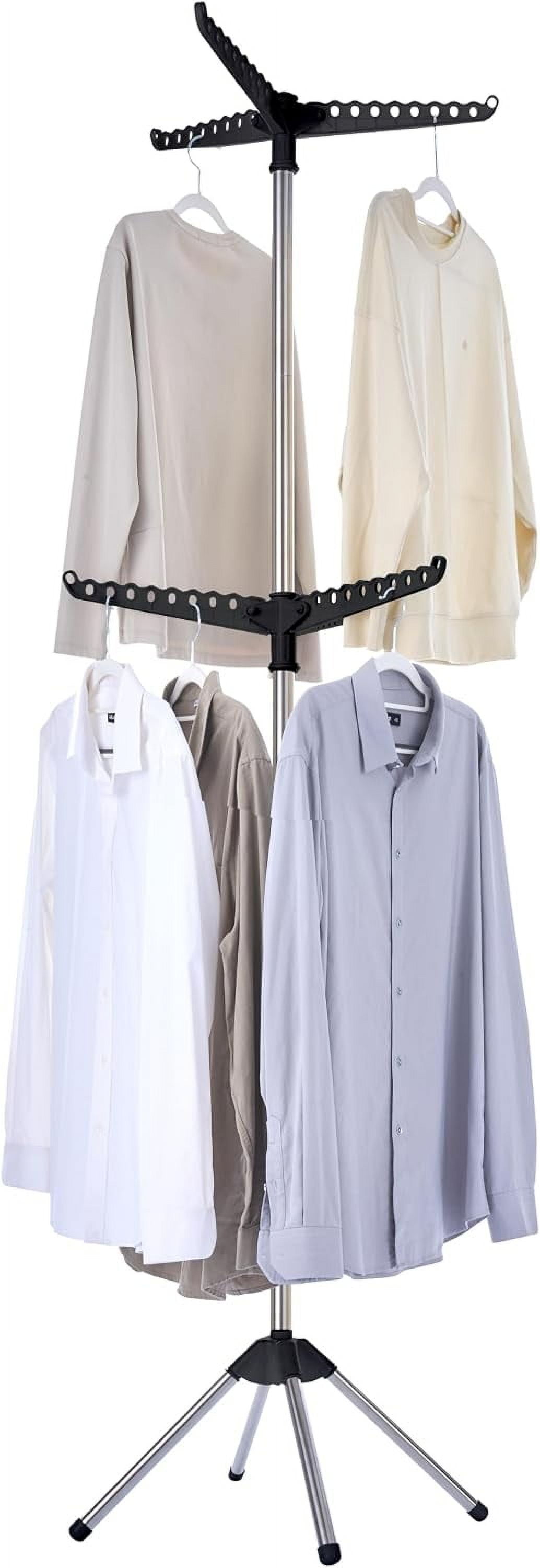 Clothes Drying Rack Foldable, 74.8 inch 2 Tier Laundry Drying Rack with ...