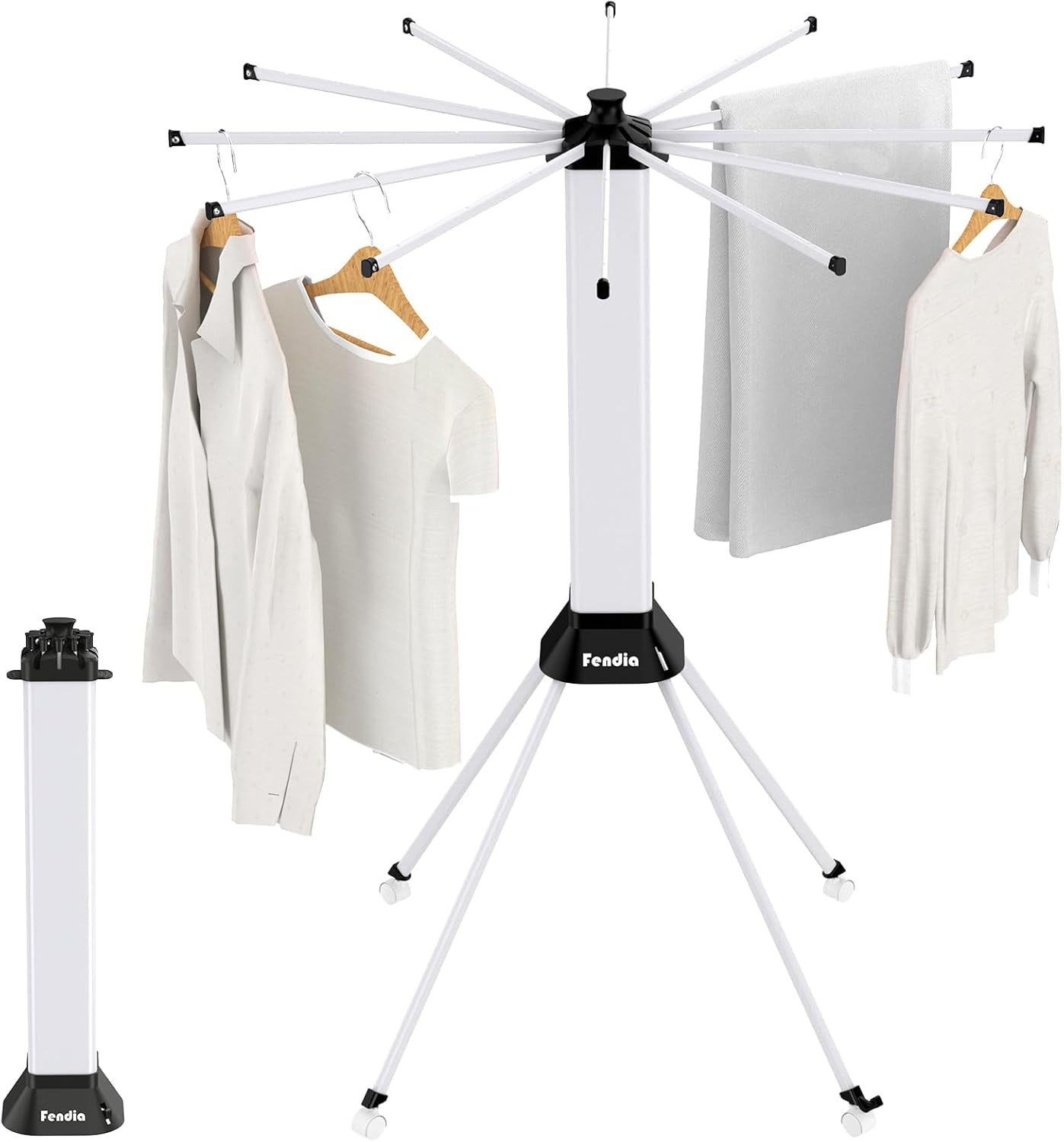 Clothes Drying Rack Foldable & Collapsible Drying Racks with 4-Leg ...