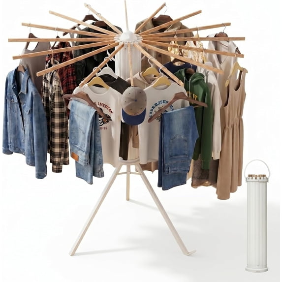 Clothes Drying Rack Foldable, Portable Laundry Drying Rack for Clothes ...