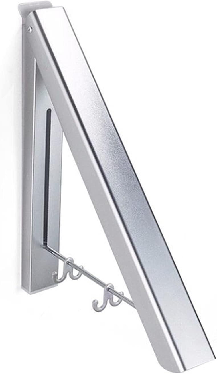 Clothes Drying Rack Folding Indoor Outdoor, Wall Mounted Clothes Hanger ...
