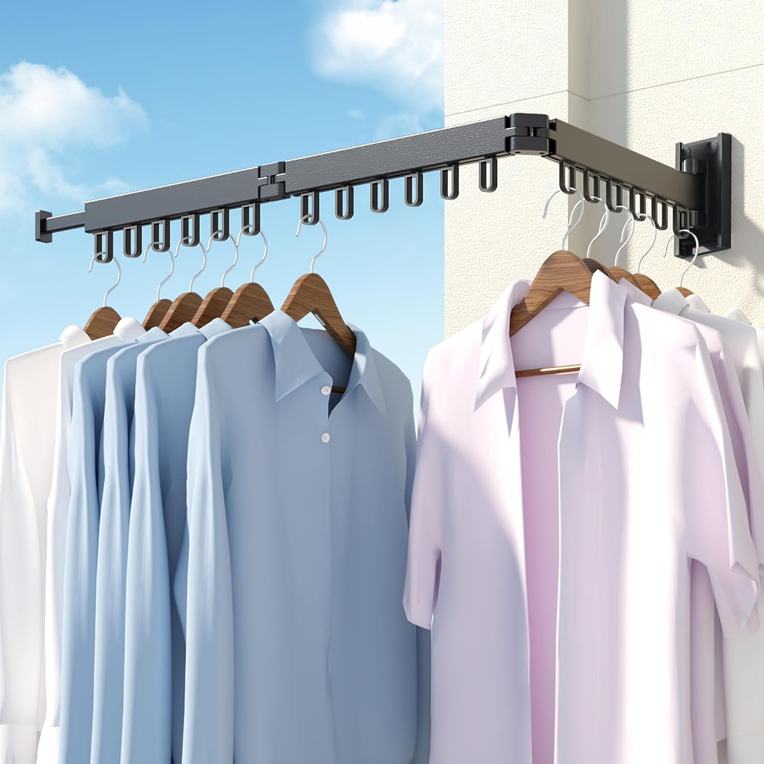 Clothes Drying Rack,Laundry Drying Rack,Wall Mounted Clothes Rack ...