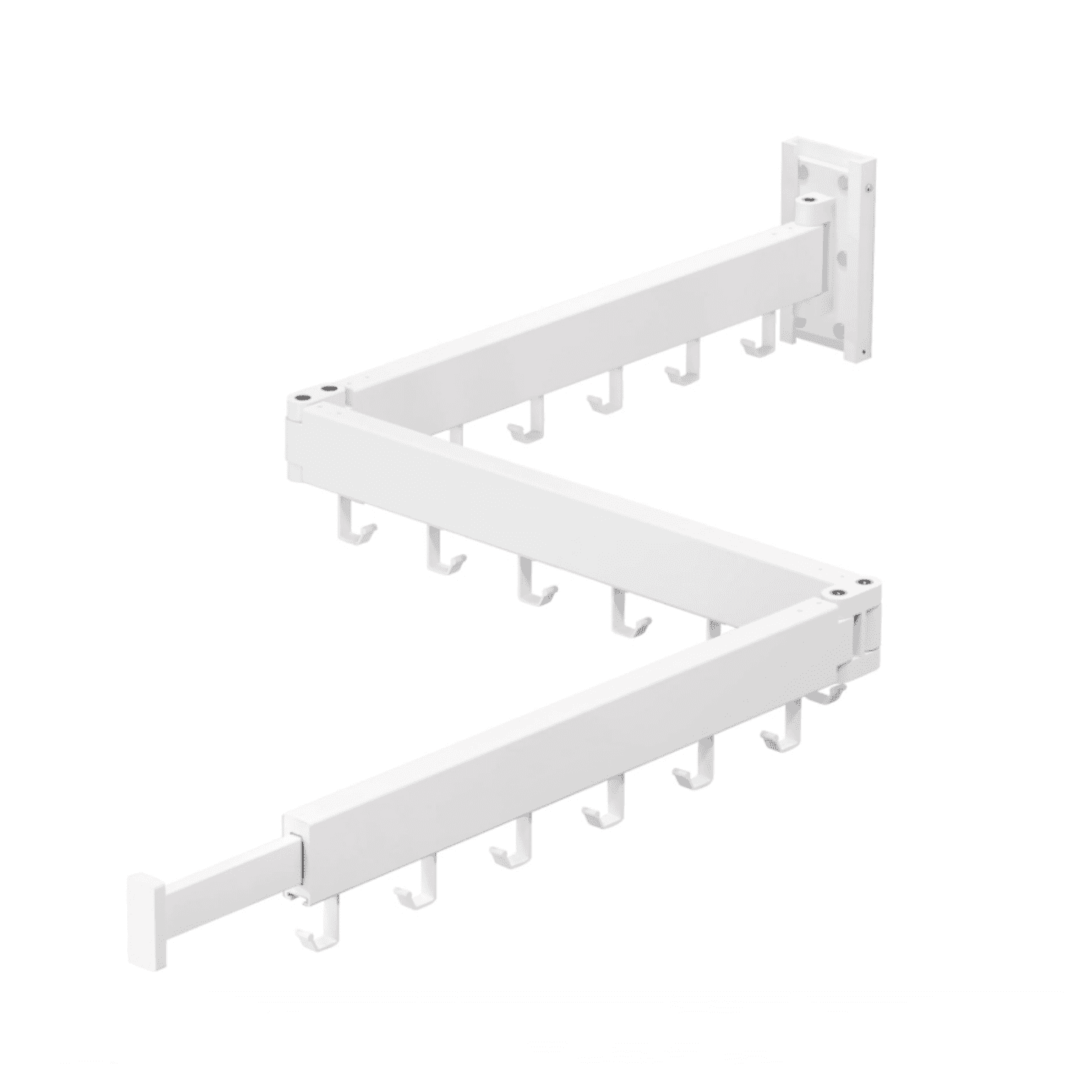 Clothes Drying Rack,Laundry Space Saver Wall Mounted,Retractable ...