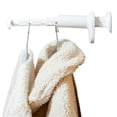 Clothes Drying Rack, Portable Retractable No Drill Tension Rod Clothing ...