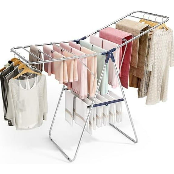 Clothes Drying Rack, Stainless Steel Drying Rack Clothing with Height ...