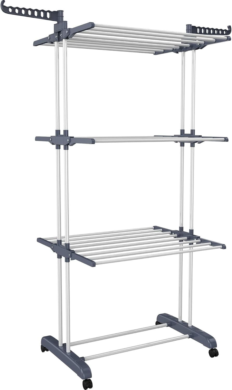Clothes Drying Rack Stand 4-Tier, Foldable Drying Rack Clothing ...
