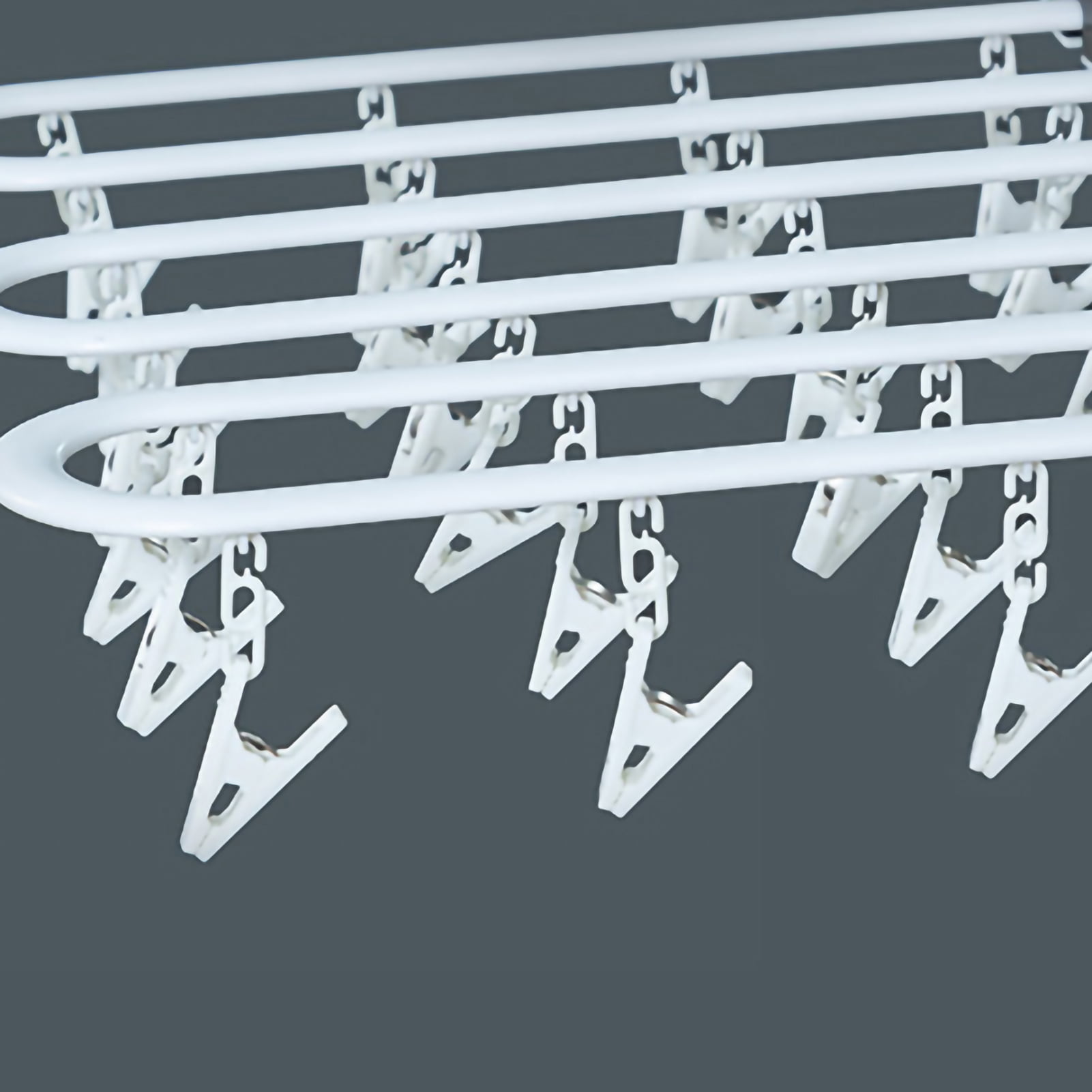 Clothes Drying Rack Wall Mounted Durable ABS Foldable Design Space ...