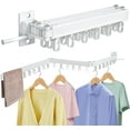 Clothes Drying Rack Wall Mounted Foldable, Retractable & Collapsible ...
