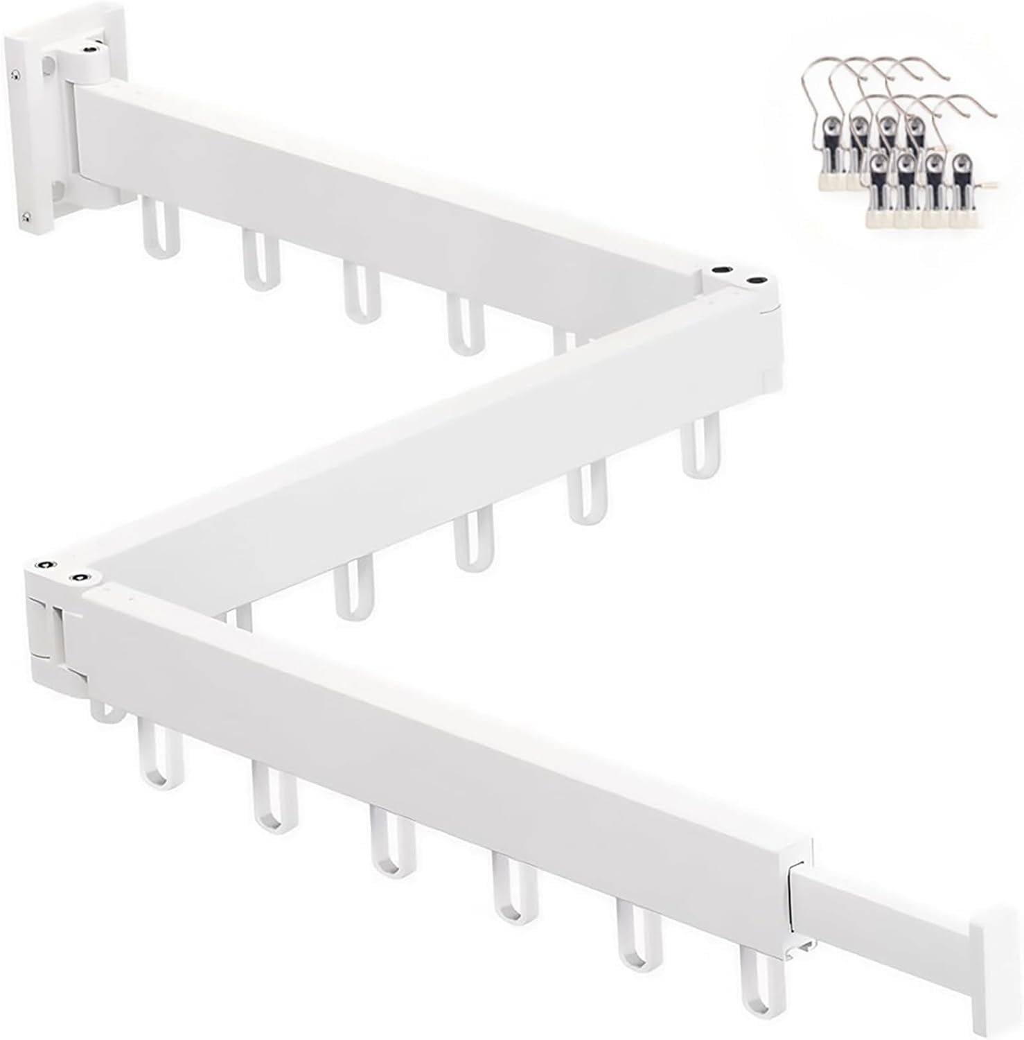 Clothes Drying Rack Wall Mounted,Space Saving Wall Drying Rack ...