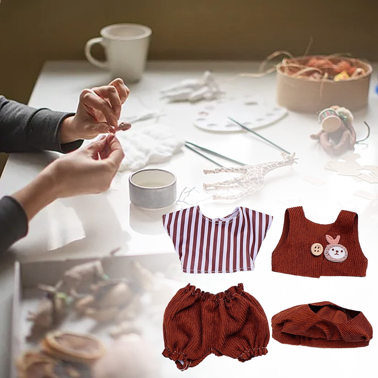 Clothes For 6.7 Inch Dolls 17Cm Doll Clothes For Dress Up Doll ...