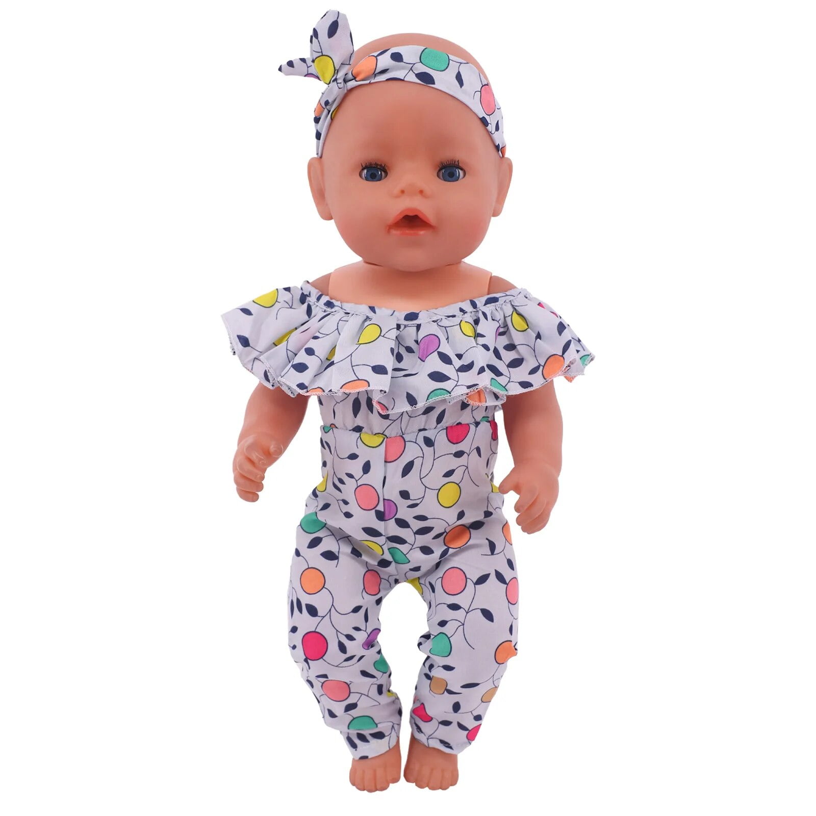 Clothes For Doll Baby Pink Series Swimsuit Fit 18 Inch American And 43 ...
