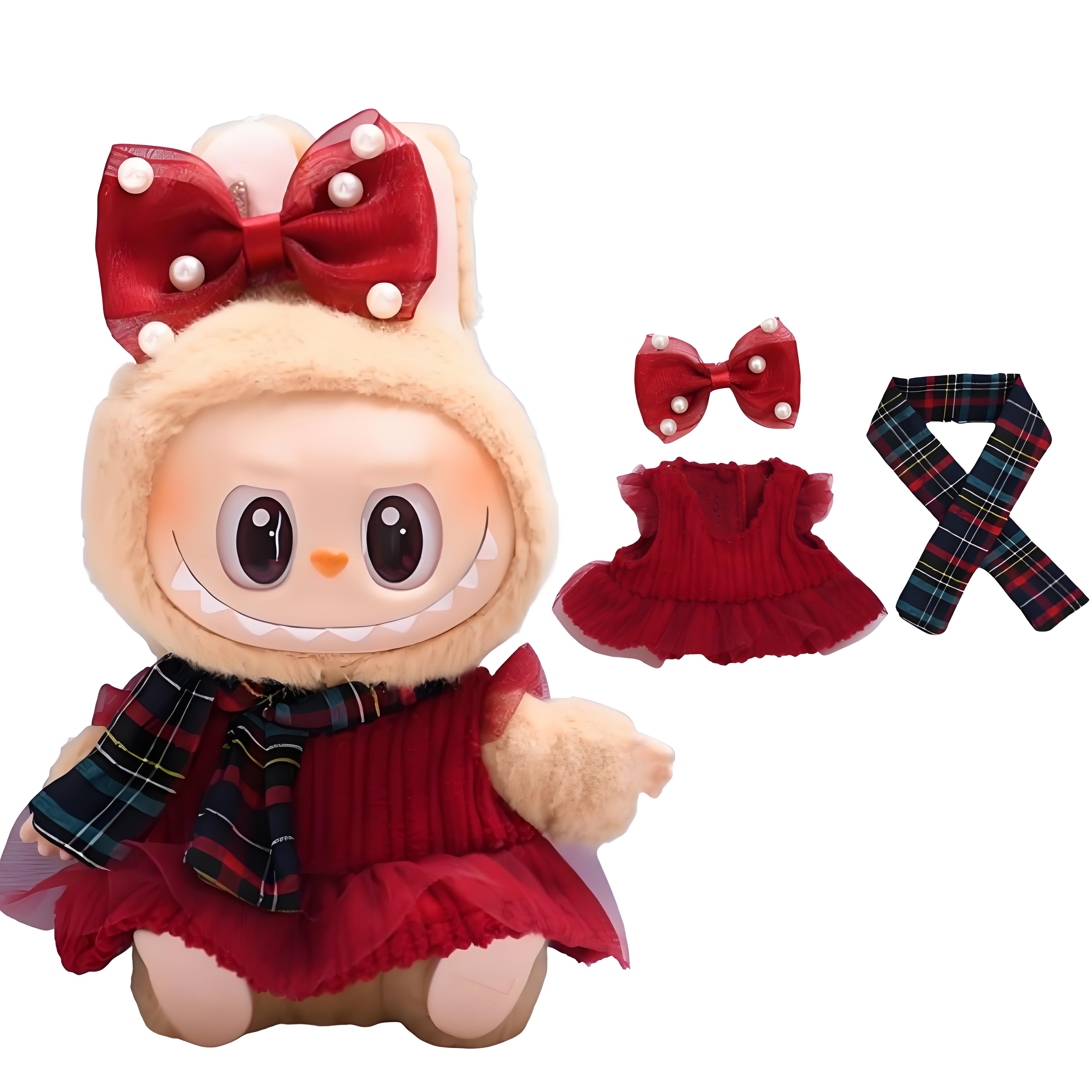 Clothes For Labubu 17cm,Labubu Clothes For Dolls: 17cm Custom Fit ...