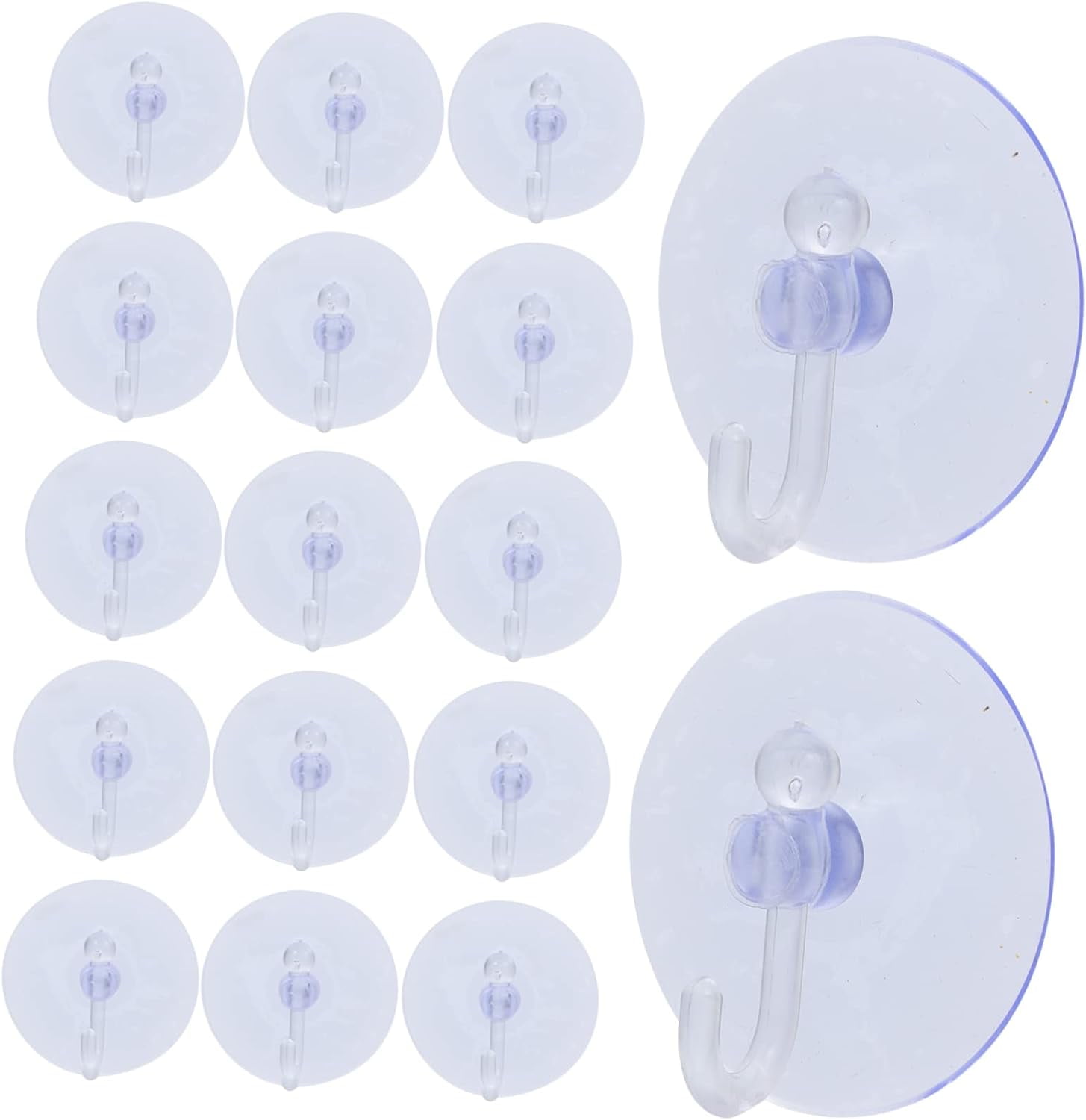 Clothes Hanger 40pcs Suction Cup Hook Mini Clothes Rack Small Suction ...