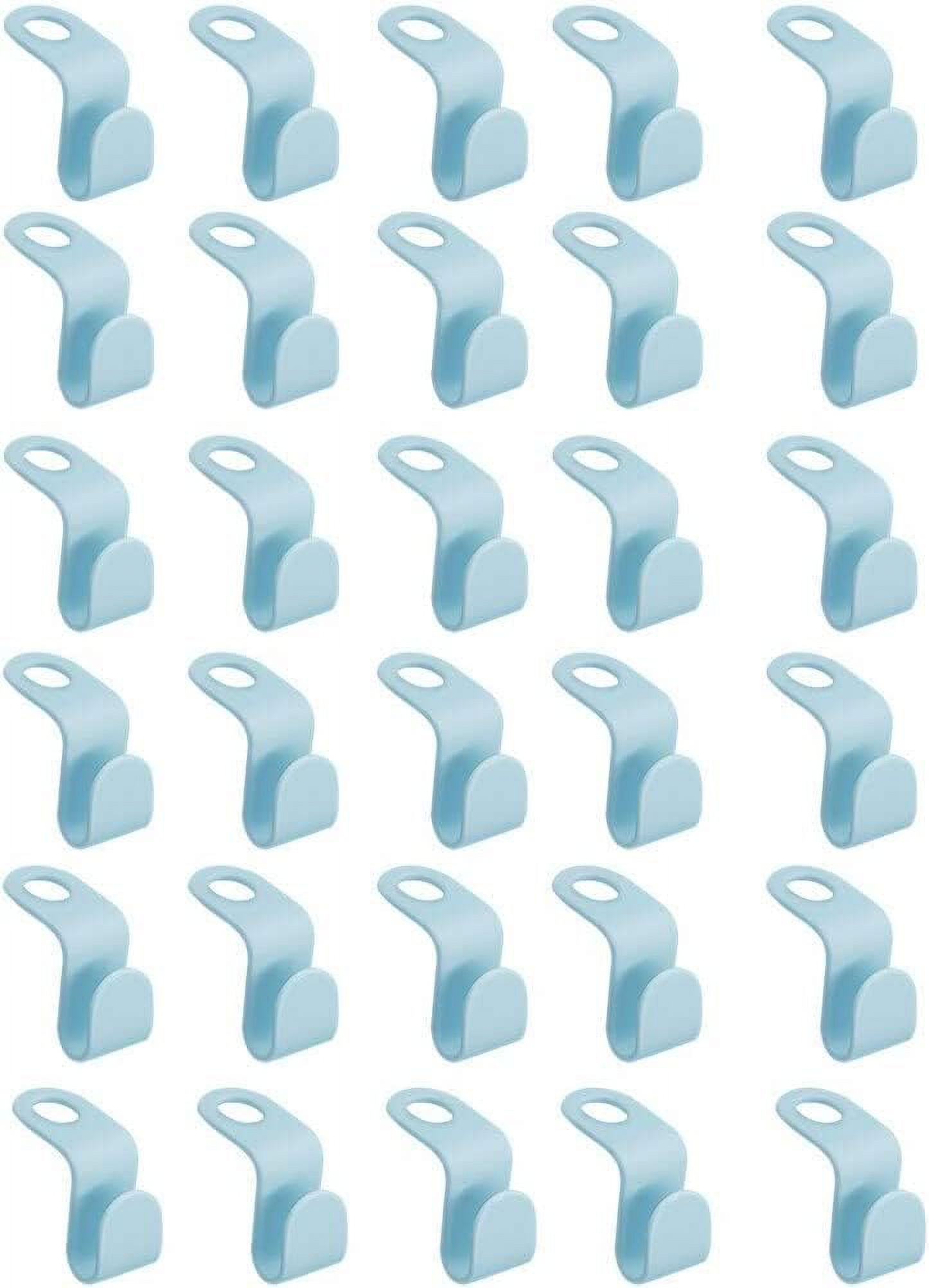 Clothes Hanger Connecting Hook Space-Saving Solid Color Connector ...