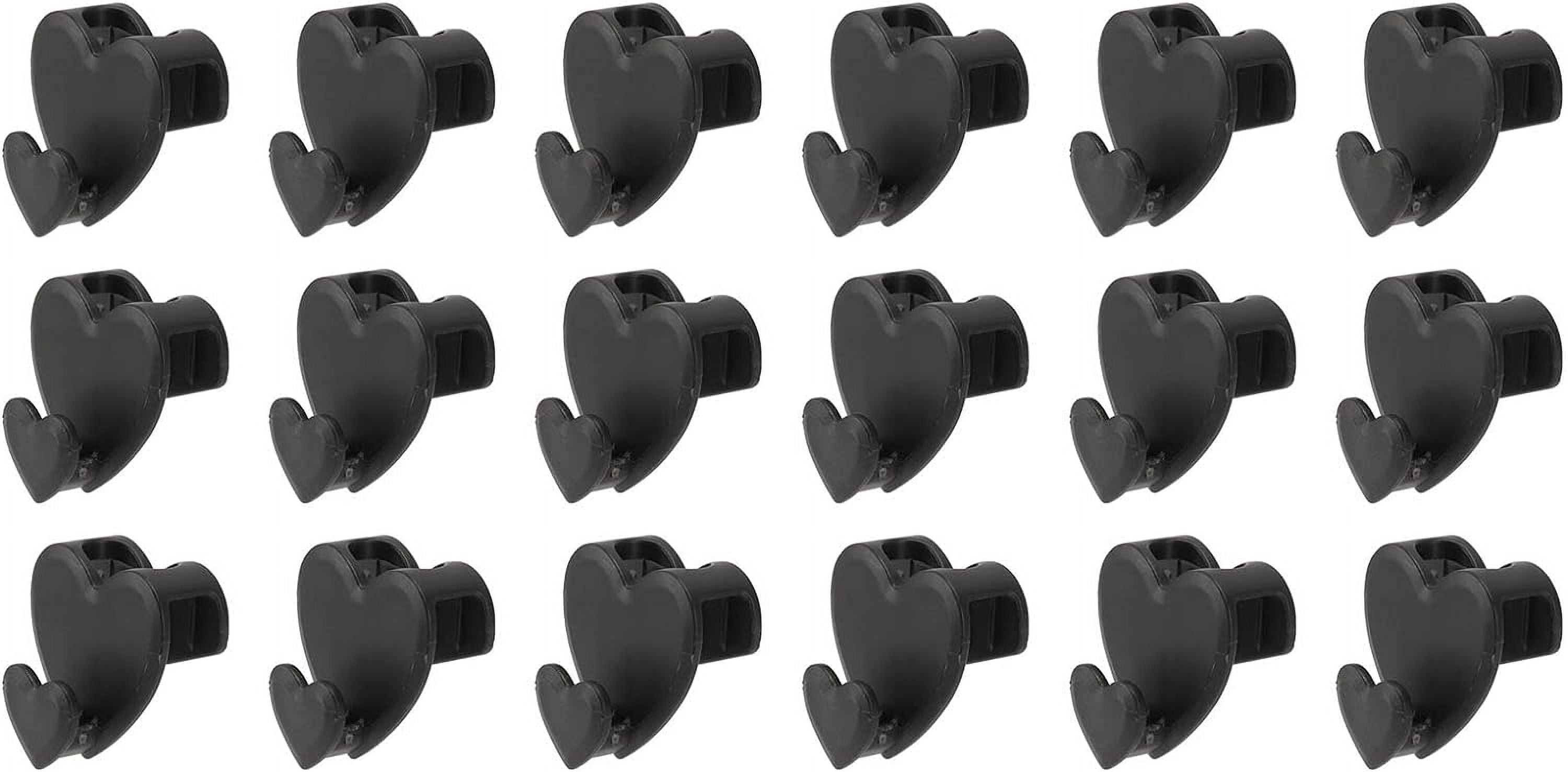 Clothes Hanger Connector Hook ABS Flat Edge Hanger Extender Space ...