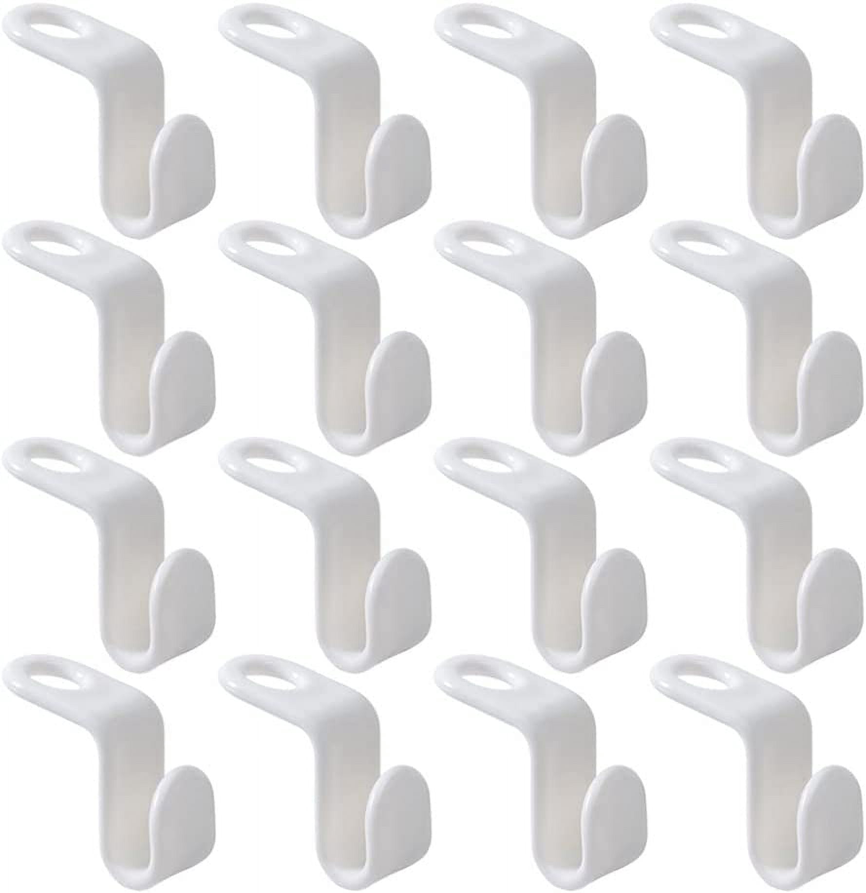 Clothes Hanger Connector Hook Set: 40pcs Plastic Mini Multi Layer ...