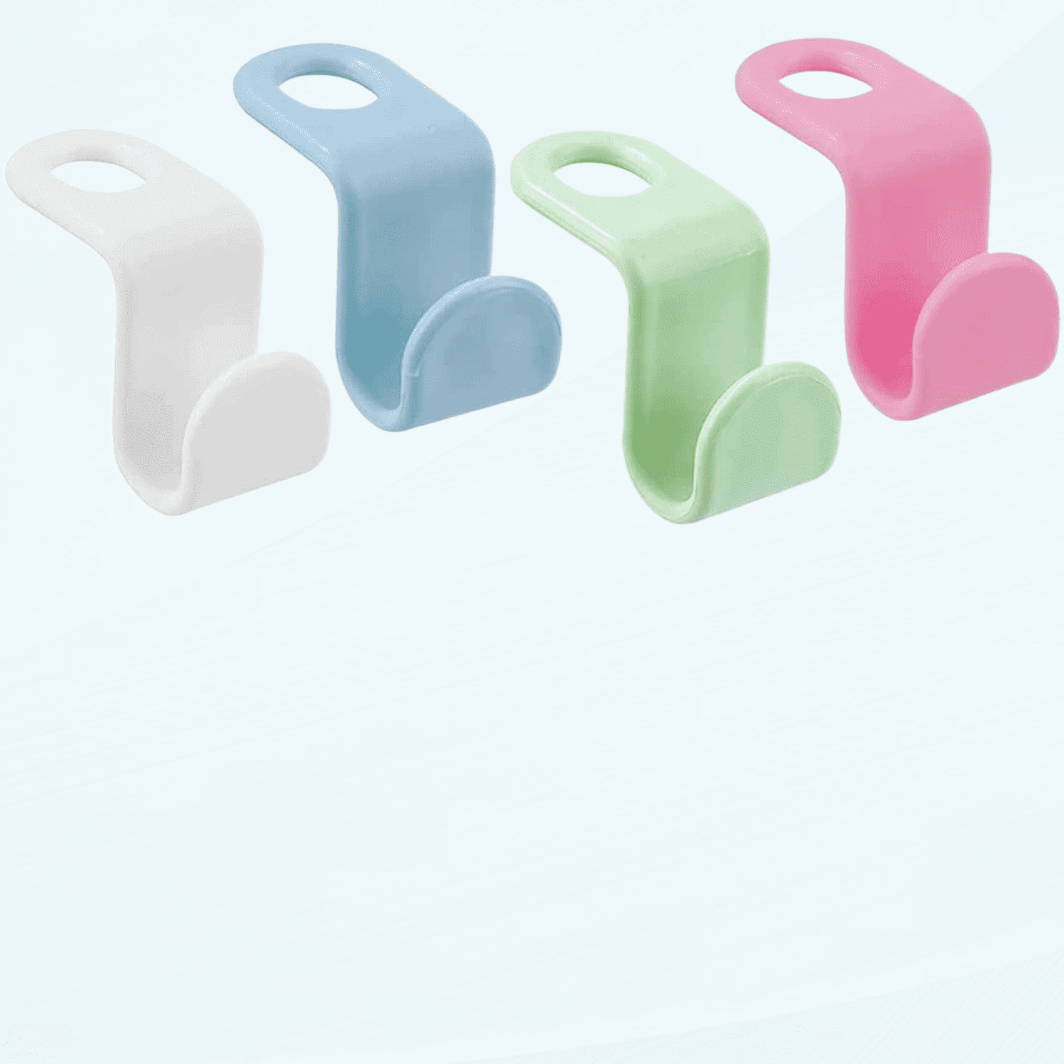 Clothes Hanger Connector Hooks, 100 Pack Plastic Magic Hangers Space ...