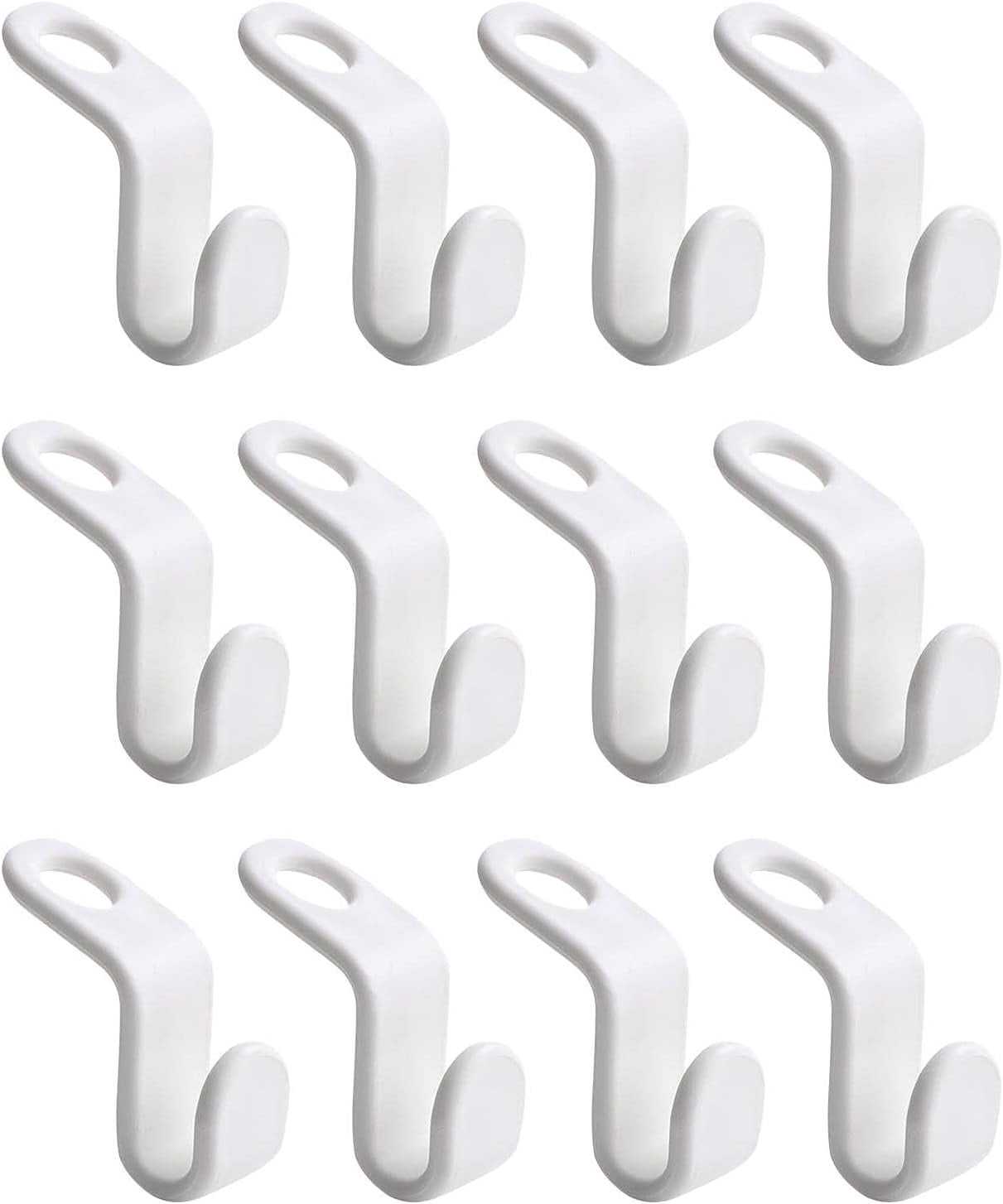 Clothes Hanger Connector Hooks, 6/12PCS Multi-Level Closet Hanger ...