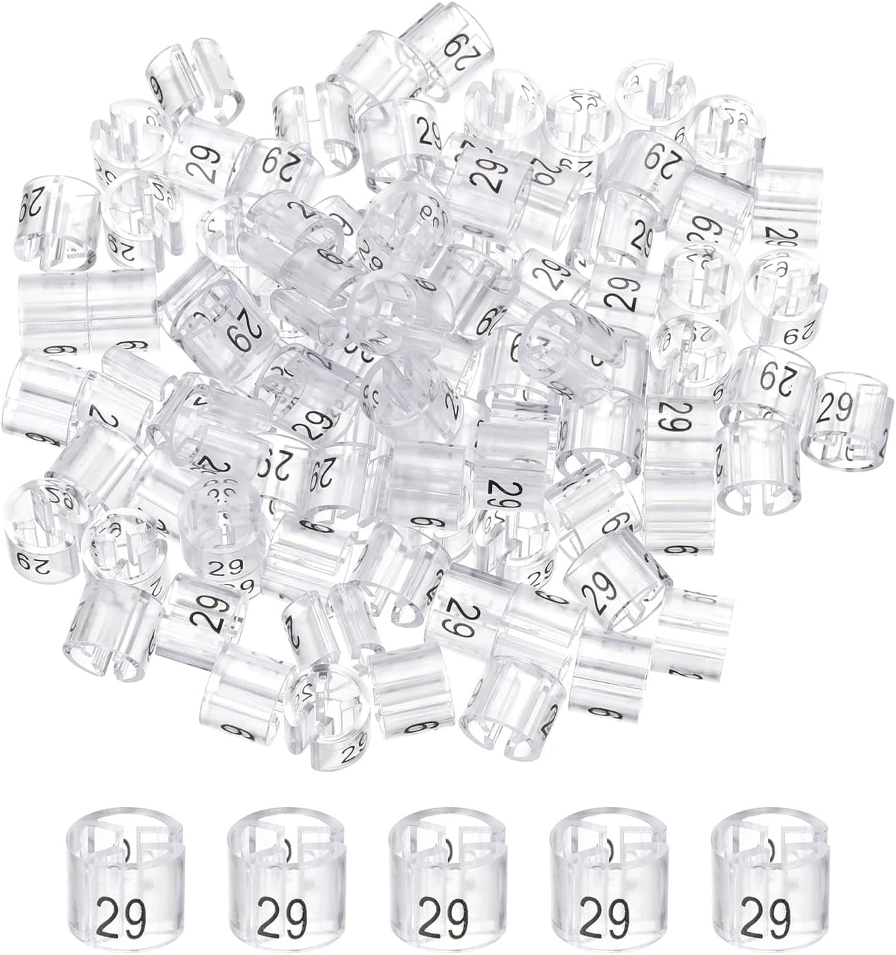 Clothes Hanger Marker Colored Hanger Sizer Garment Markers Tag (Number ...