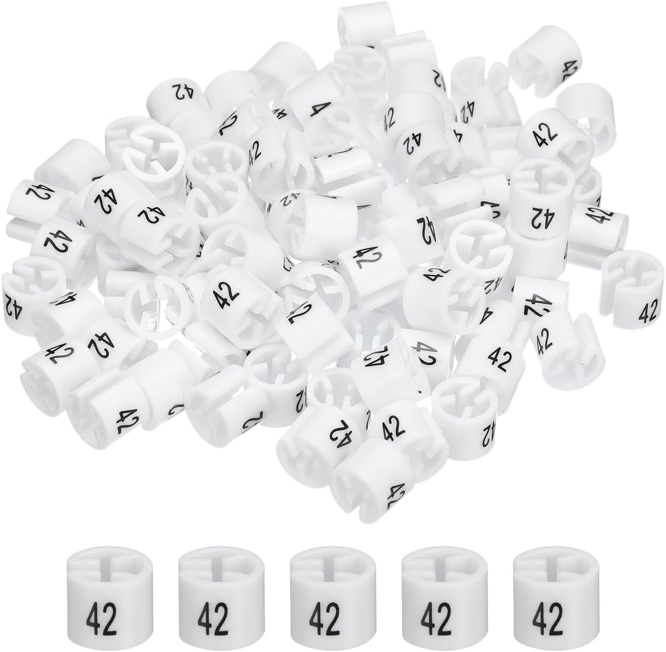Clothes Hanger Marker Colored Hanger Sizer Garment Markers Tag (Number ...