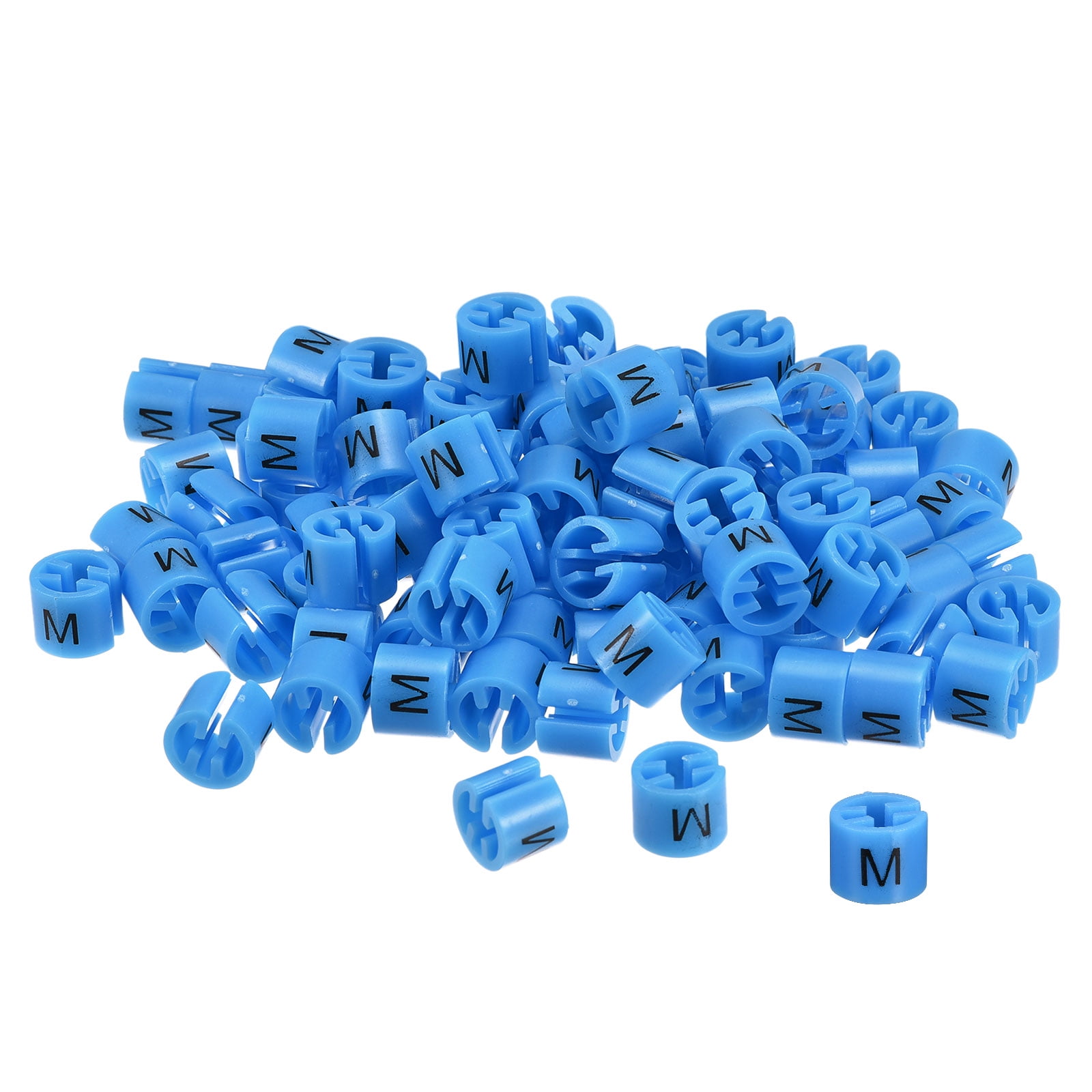 Clothes Hanger Marker M Size Tag Fit 3.5mm Rod Blue for Garment ...