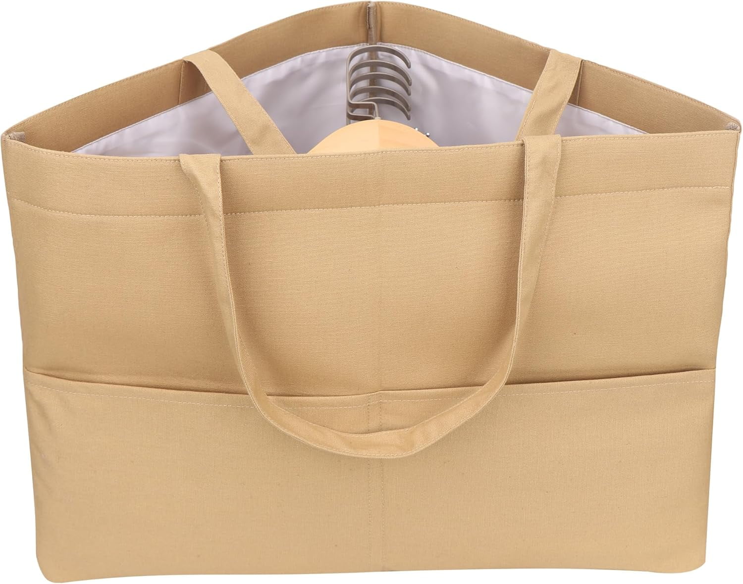 Clothes Hanger Organizer Bag with Handle: Hanger Storage Triangle Bag ...