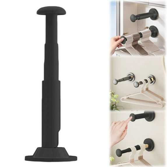 Clothes Hanger Organizer Extendable Stacker Rack,Space-Saving Laundry ...