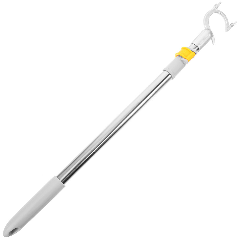 Clothes Hanger Support Rod Clothes Rail Ceiling Hook Closet Pole Hooks ...