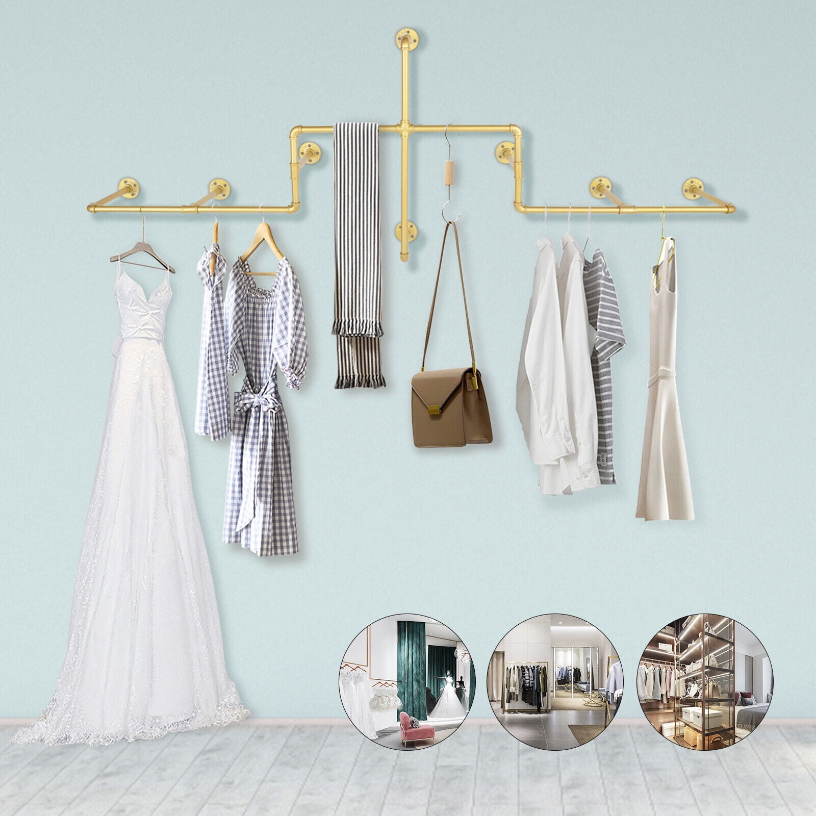 Clothes Hanger for Stores Dress Displaying Boutiques Clothes Hanging ...