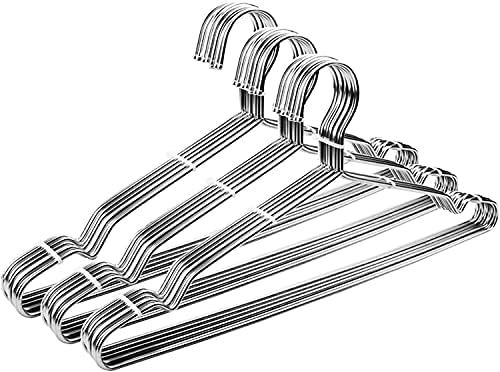 Clothes Hangers 30 Pack Coat Hangers Non Slip Wire Hanger Clothing ...