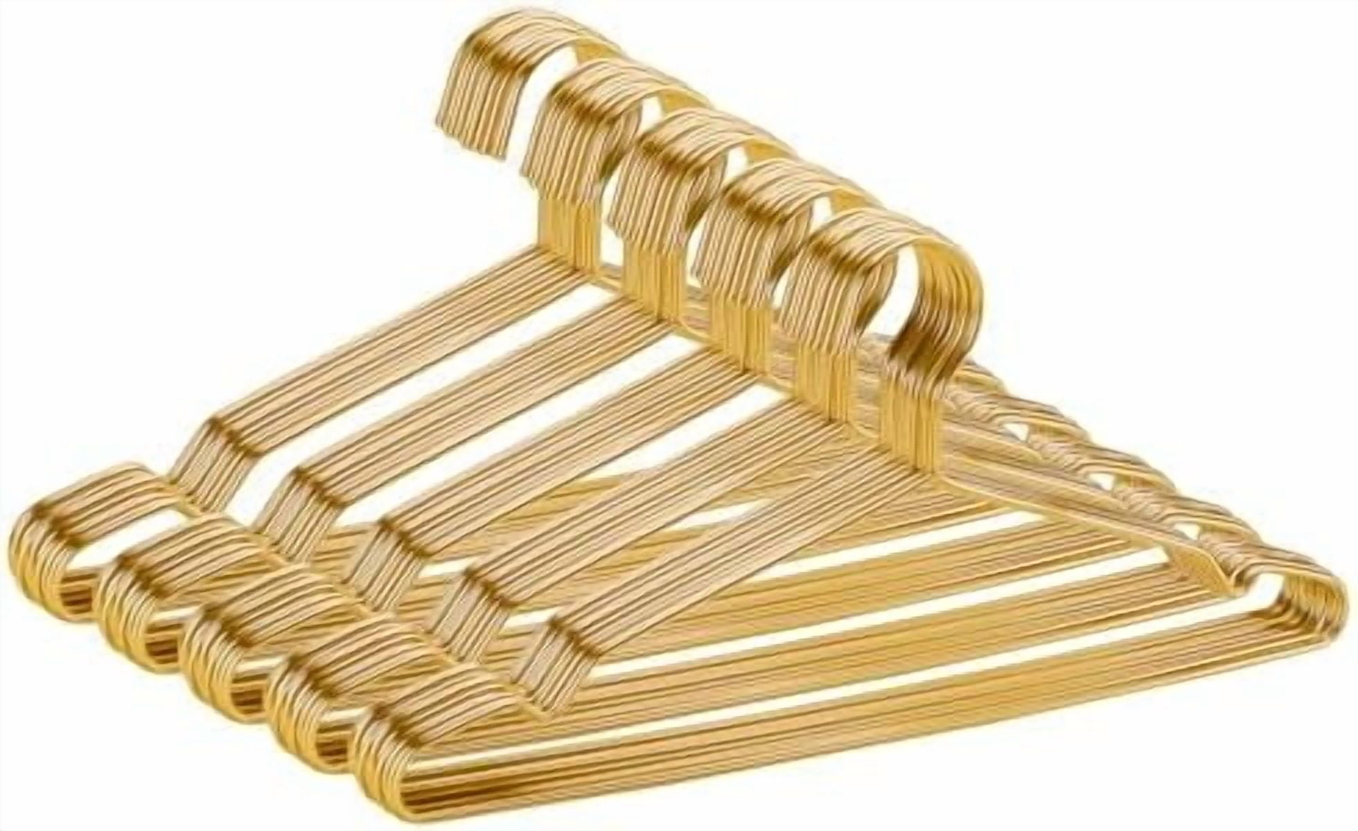 Clothes Hangers 50 Pack Coat Hangers Wire Hangars Bulk Metal Hanger Non ...