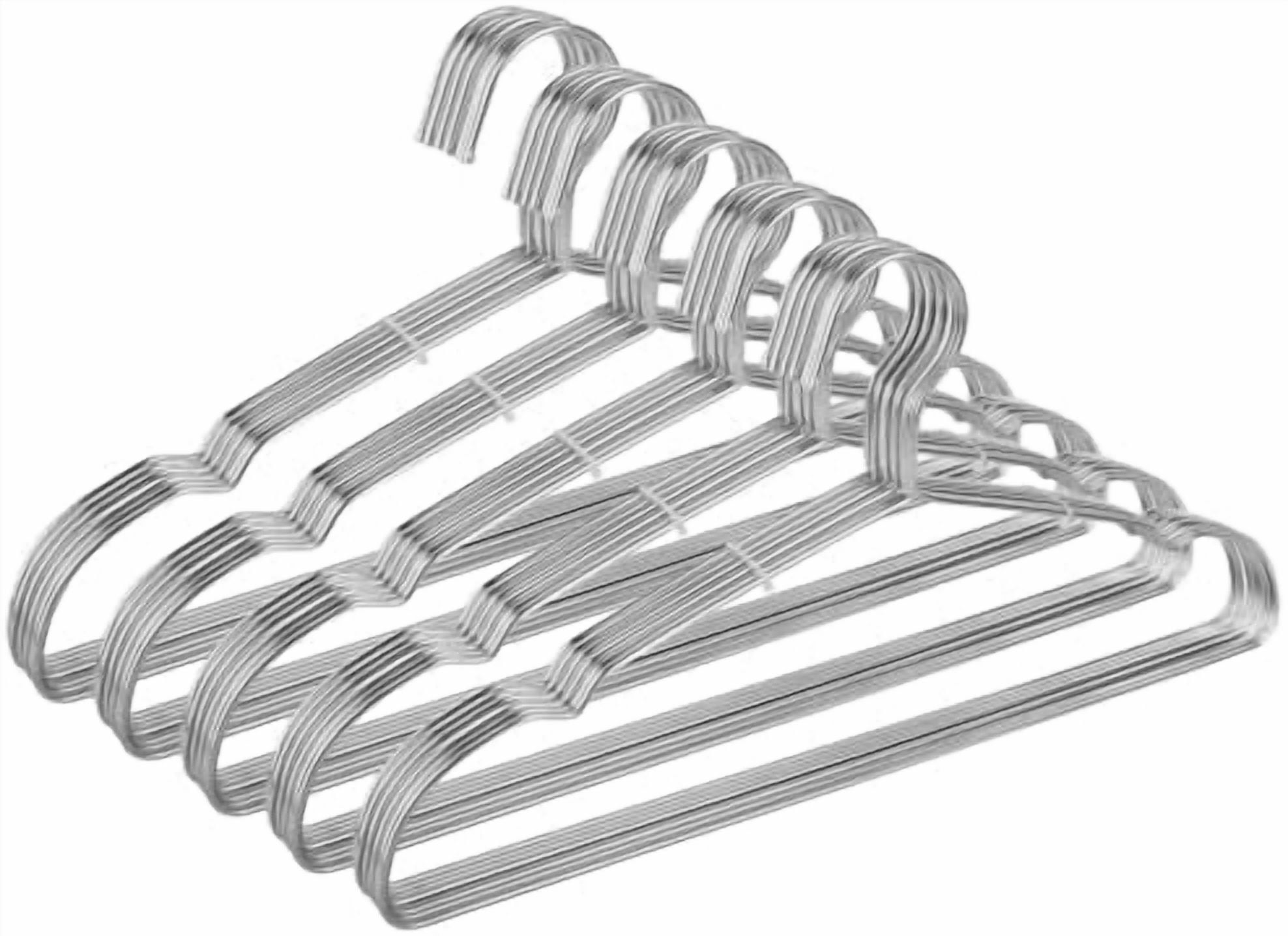 Clothes Hangers 50 Pack Heavy Duty, Ultra Slim Coat Hangers Space ...