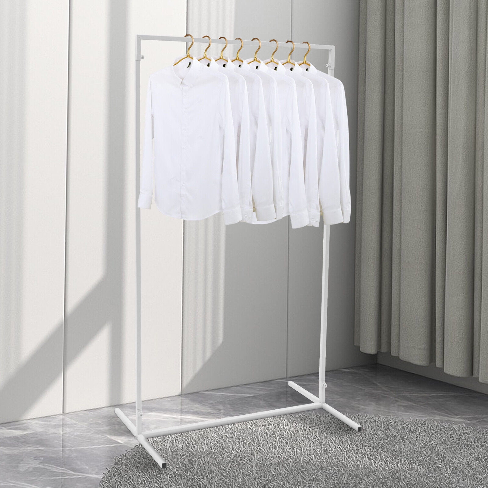 Clothes Hanging Rack, 80x40x140cm, Heavy Duty Metal, Space-Saving ...