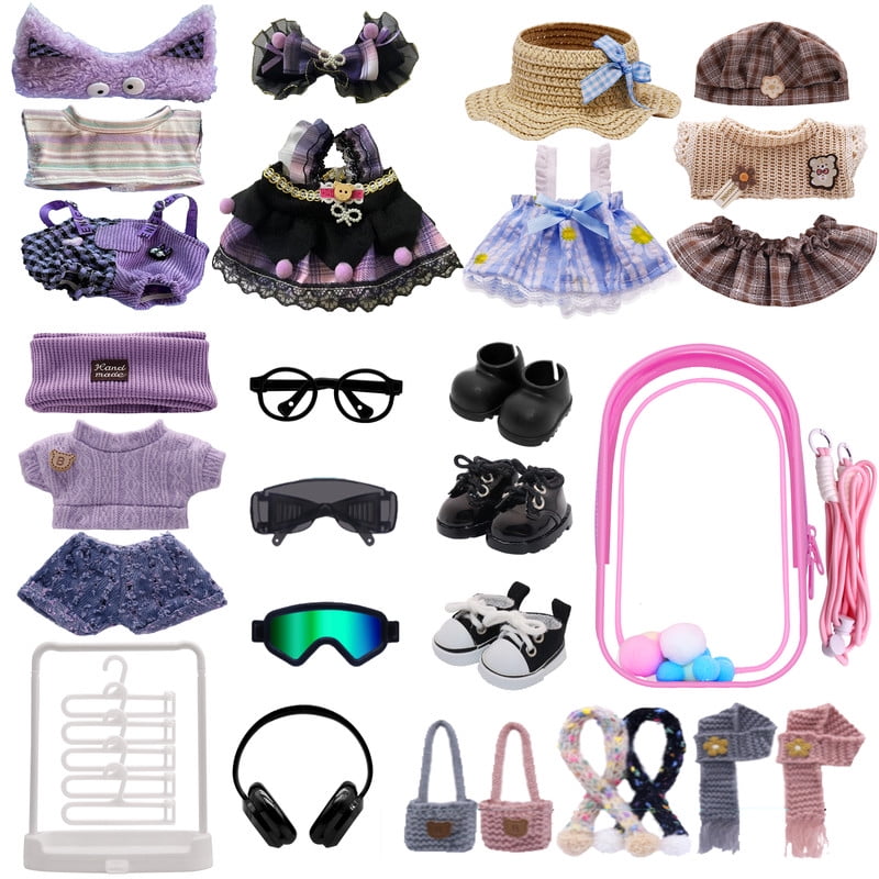 Clothes for Labubu, 24-piece Clothes and Accessories Set Designed for ...