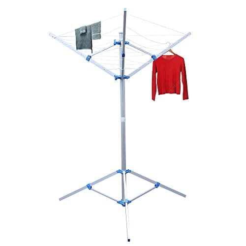 Clothes Line Height Adjustable Clothes Drying Rack Umbrella Dryer with ...